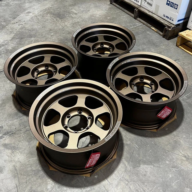 VOLK TE37XT M-SPEC 17x8.5-10 6x139.7 Bronze Forged Wheels SET for ...