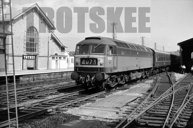 35MM NEGATIVE BR British Railways Diesel Loco Class 47 D1735 Totnes ...