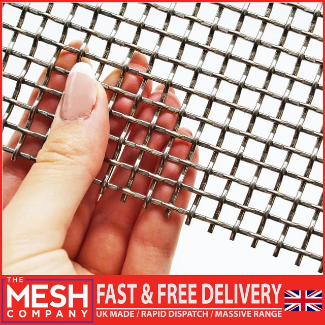THE MESH COMPANY Filter Mesh | Stainless Steel Woven Lab Grading Mesh x ...