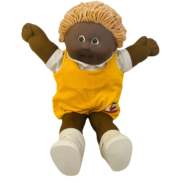 VINTAGE CABBAGE PATCH Kids Doll Boy Coleco FAKIE CLONE HEAD CPK Genuine ...
