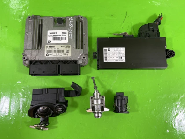 MINI R60 ECU Kit Cas3 Module Key Cooper D N47N 1.6 Diesel Manual 2010 ...