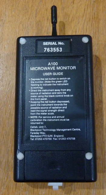 MICROWAVE OVEN MONITOR Leakage Power Workshop Service Equipment Test ...