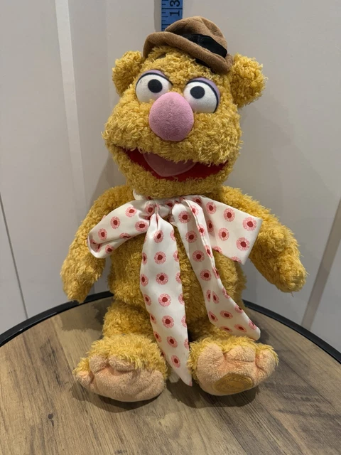 DISNEY STORE EXCLUSIVE The Muppets Fozzie Bear Large 16" Plush Soft Toy ...