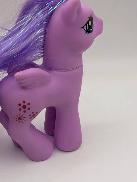 MY LITTLE PONY Purple With Wings Purple Glitter Hair Heart Music Note ...