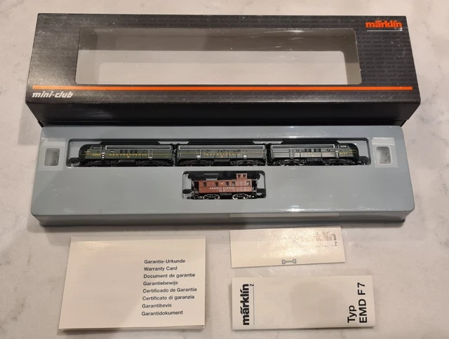 MARKLIN MAERKLIN MINICLUB Z Gauge 88321 Pennsylvania Electric ABA set ...