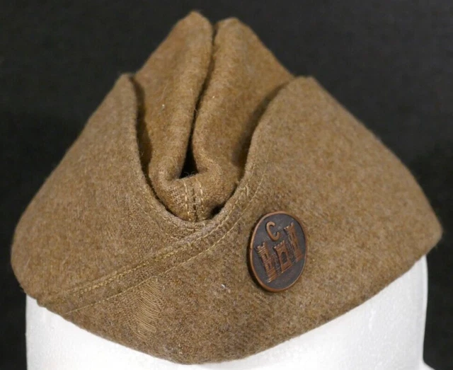 WWI US ARMY Enlisted Overseas Garrison Cap 'Spear & Co' Size 7 1/2 Sept ...