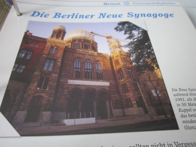 DAS WAR DIE DDR Heimat Sehenswürdigkeiten Die Berliner Neue Synagoge EUR 3,85 - PicClick DE