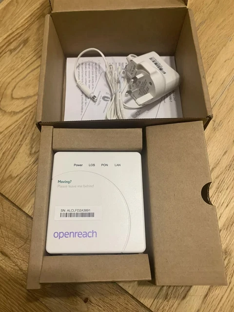 NOKIA-ONT G-010G-R OPENREACH Optical Fibre GPON Terminal BNIB X1 £13.49 ...