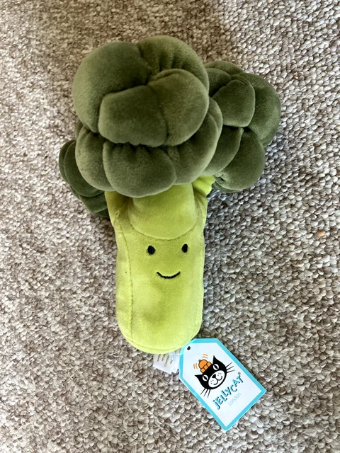 NEW WITH TAGS Jellycat Vivacious Vegetable Broccoli Soft Toy Plush ...