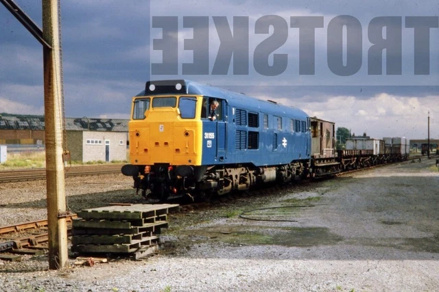 35MM SLIDE BR British Railway Diesel Loco Class 31 31155 Newark 1979 ...