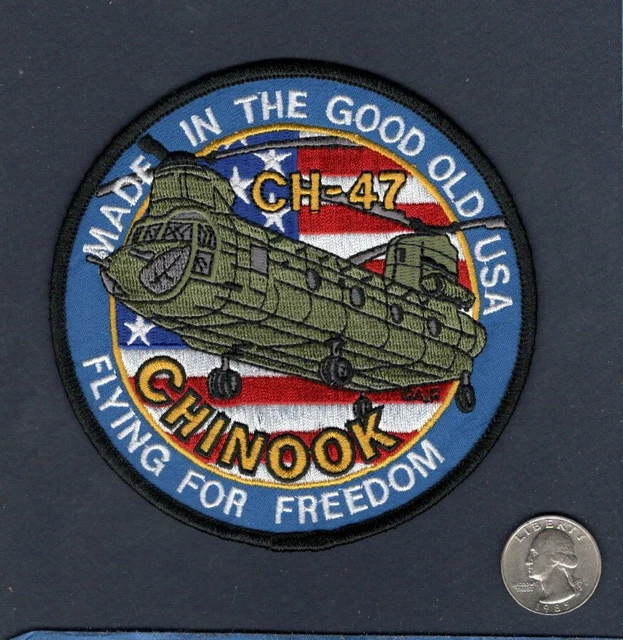 CH-47 CHINOOK US ARMY Boeing Helicopter Aviation Unit Squadron Jacket ...