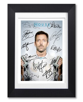 HOUSE MD CAST Signed Poster Tv Show Dvd Series Season Print Photo ...
