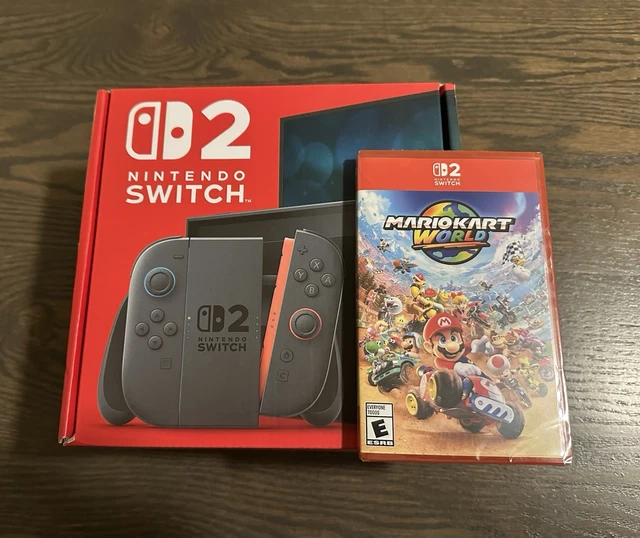 NINTENDO SWITCH 2 Console with Mario Kart World IN HAND - BRAND NEW ...
