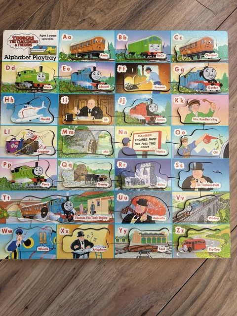 THOMAS THE TANK Engine Alphabet Playtray Vintage 1990s £7.04 - PicClick UK