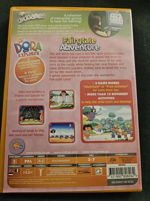 DORA THE EXPLORER Fairytale Adventure Dvd Game Use Remote To Play £9.99 ...