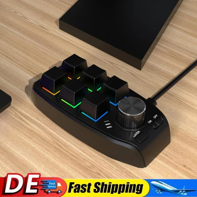 RGB GAMING KEYPAD Red Switch Programming Mechanical Keyboard Support ...