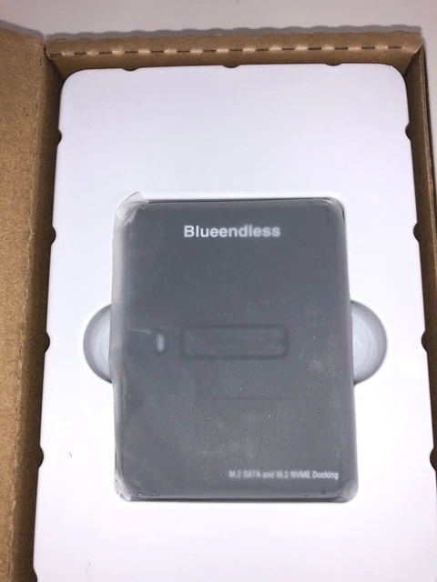 BLUEENDLESS M.2 SATA NVMe Docking Station Dual Protocol MD03A 10GBps ...