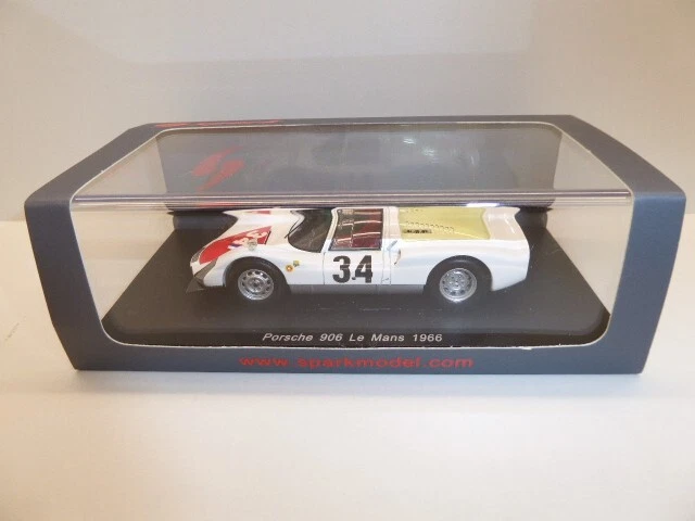 SPARK 1/43 - S4490 - Porsche 906 #34 Le Mans 1966 R. Buchet / G. Koch ...