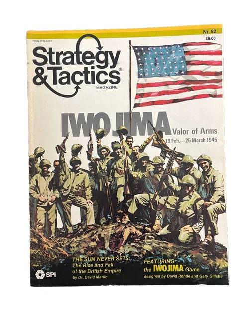 STRATEGY & TACTICS Historical Wargame Magazine #92 1983 IWO JIMA: Valor ...