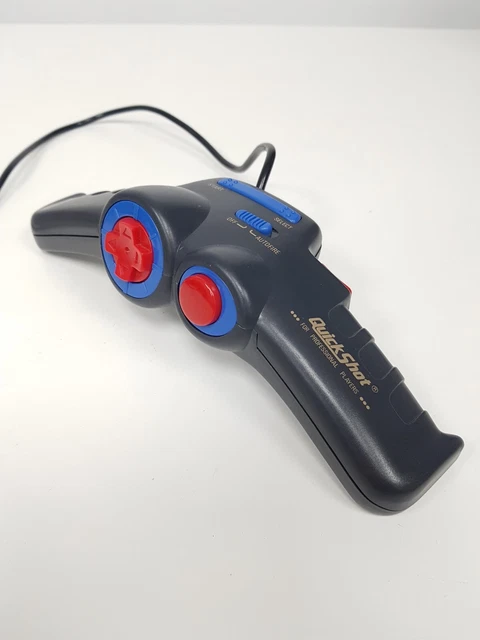 QUICKSHOT FLIGHT GRIP 2 Controller Nintendo NES Quick Shot QS-129N ...