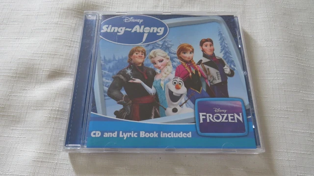 FROZEN SOUNDTRACK CD Album - Disney Sing-Along Edition With Lyric Book ...