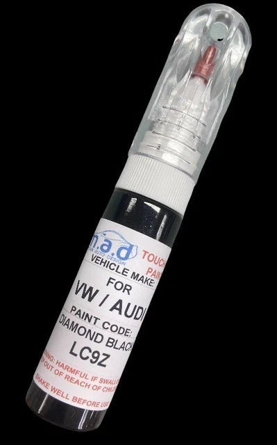 VW VOLKSWAGEN DIAMOND Black Magic Lc9Z Paint Touch Up Pen Golf Polo ...