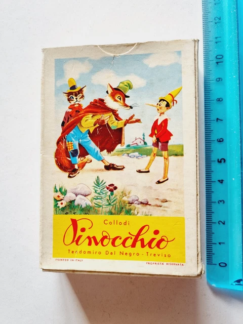 CARTE DA GIOCO Di Pinocchio Dal Negro Collodi Original Vintage Playing ...