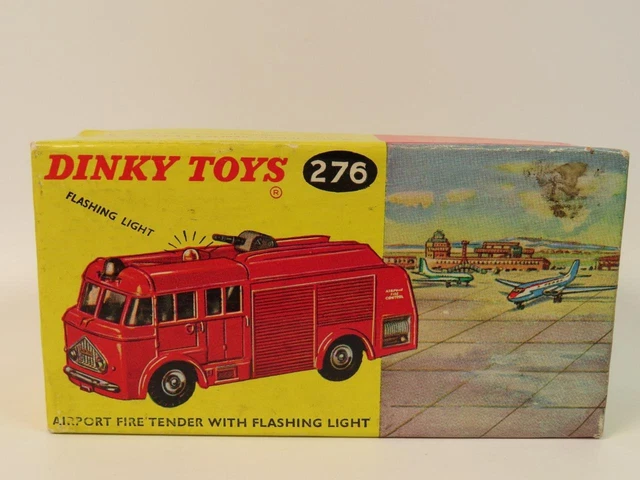 DINKY 276 AIRPORT Fire Tender With Flashing Light Box Only, Very Near ...