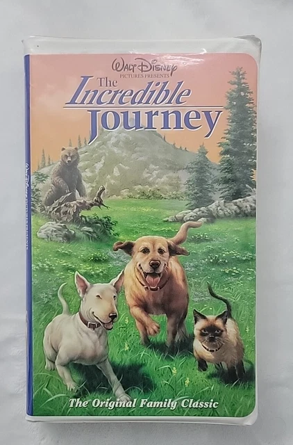 WALT DISNEY PICTURES: The Incredible Journey (VHS, 1997) Classic Family ...