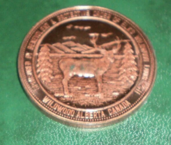 TRADE DOLLAR TOKEN 1986 Wildwood Alberta Order Of Elks Lodge #411 Coin ...