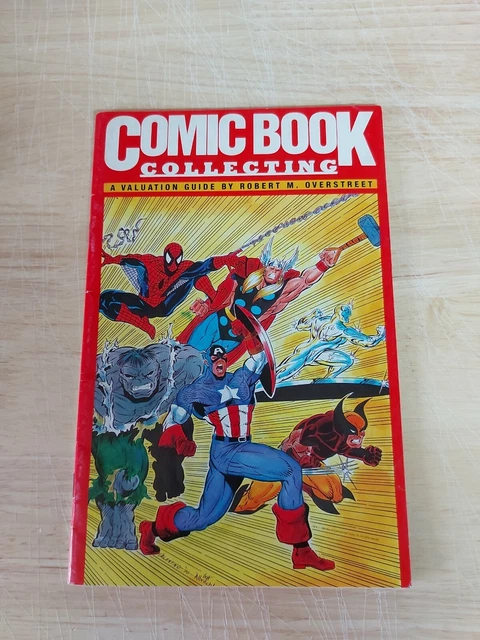 VINTAGE 1990 MARVEL Overstreet Comic Collecting Guide VG Spiderman ...
