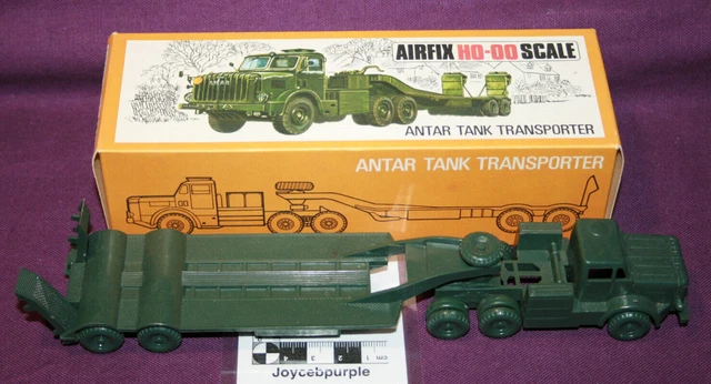 AIRFIX POLY ANTAR tank transporter with box and ramps HO/OO scale model ...