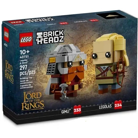 40751 LEGOLAS & Gimli (LEGO BrickHeadz: Il Signore degli Anelli) NUOVO ...