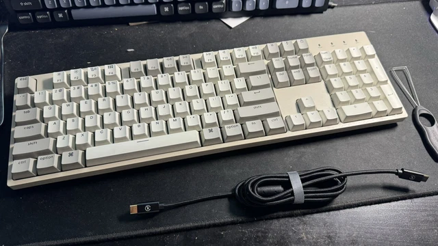 KEYCHRON C2 BEIGE Mechanical Keyboard WIN/MAC $59.00 - PicClick