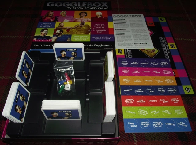 SUPERB PAUL LAMOND Games Gogglebox Tv Trivia Board Game Rarely If Ever ...