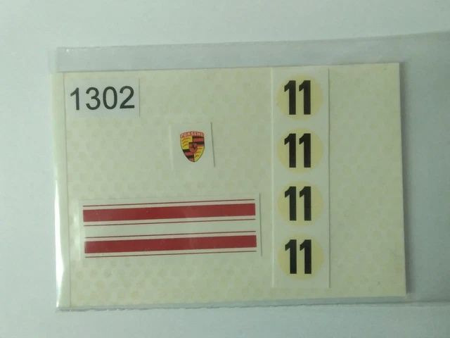 MÄRKLIN SPRINT REPRO-DECALS für Porsche Carrera 6 (1302) BvH-Decals ...