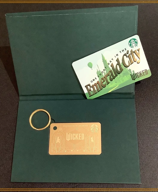 🇨🇦 CANADA 2024 STARBUCKS LIMITED EDITION WICKED METAL Keychain GIFT ...