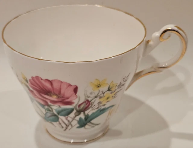 REGENCY FINE BONE China, Made in England Poppy Floral Pattern Teacup ...