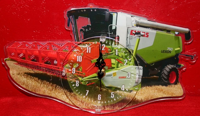 HORLOGE PENDULE TRACTEUR moissonneuse 1 clock uhr reloj tractor traktor ...