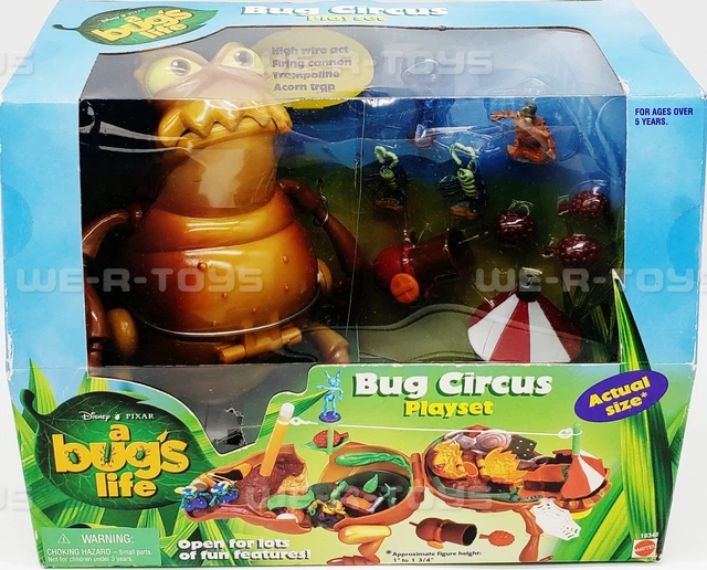 DISNEY PIXAR A Bug's Life Bug Circus Playset Mattel 1998 #19348 NEW ... DISNEY PIXAR A Bug's Life Bug Circus Playset Mattel 1998 #19348 NEW ...