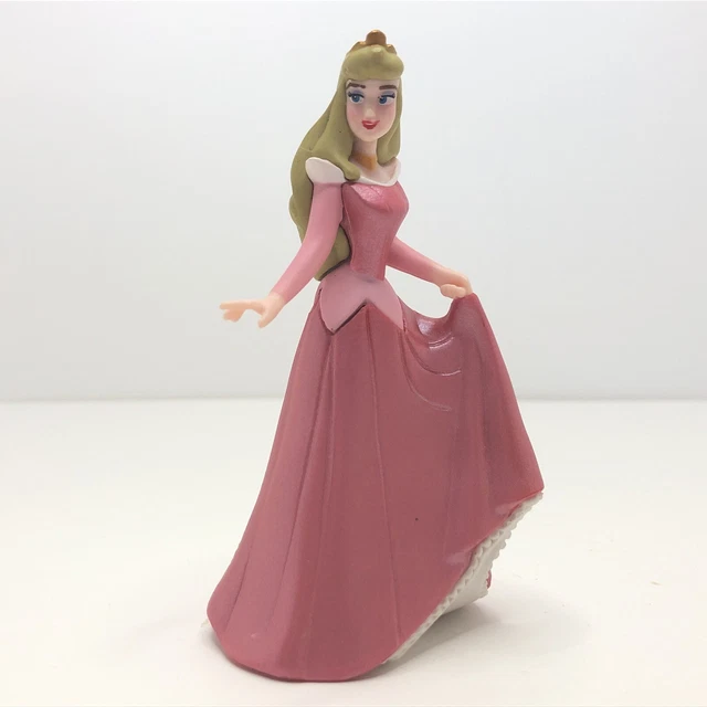 DISNEY SLEEPING BEAUTY Aurora Pink Dress 4" PVC Figure Cake Topper ...