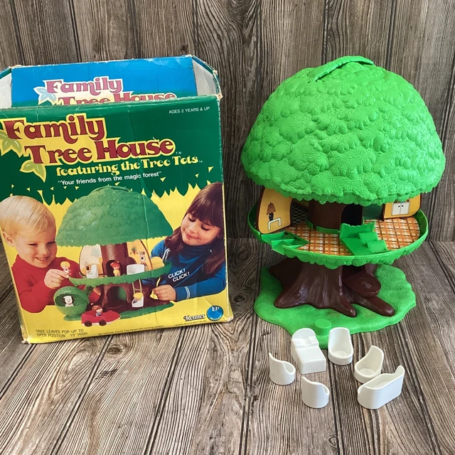 VINTAGE 1975 KENNER Family Tree House With original Box Incomplete See ...