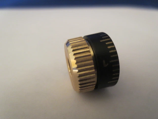 NOS DUAL CS 450 Gold Turntable Rotary Knob 285104 Authentic Real Thing ...