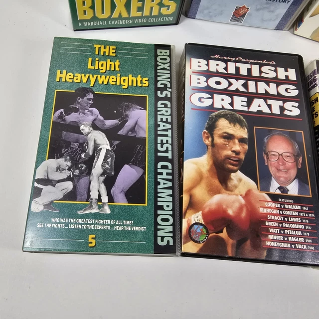 BOXING VHS BUNDLE Lot Boxers 40 Greatest Champions One Punch Knockouts ...