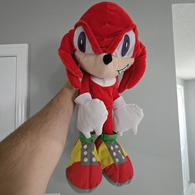 VINTAGE SEGA SONIC X The Hedgehog Knuckles 20" Plush Toy Network $36.10 ...