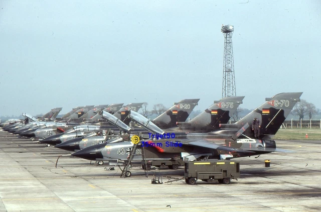 35MM SLIDE TORNADO TTTE RAF Cottesmore Flight Line Ref PRA640 £5.50 ...