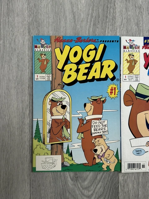 YOGI BEAR NO.1ST + Special Issue! Lot Of 3 Hanna-Barbera Harvey Comic - 8.5 VF+ £10.00 - PicClick UK
