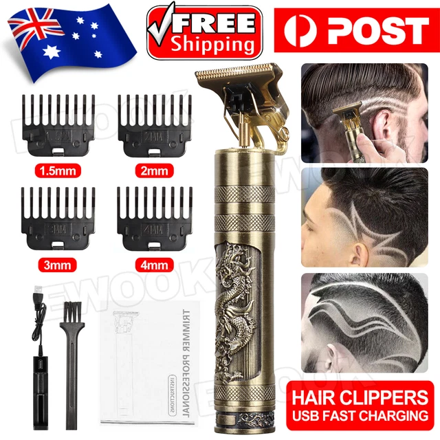 MEN PORTABLE ELECTRIC Hair Trimmer Clippers Beard Shaver Cutting ...