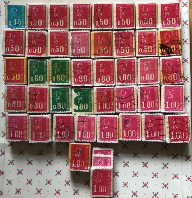 FRANCE LOT MARIANNE de Béquet (plus de 4000 timbres) non triés pour ...