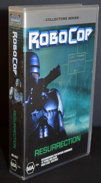 VINTAGE VHS VIDEO ROBOCOP RESURRECTION Collectors Series $19.95 ...